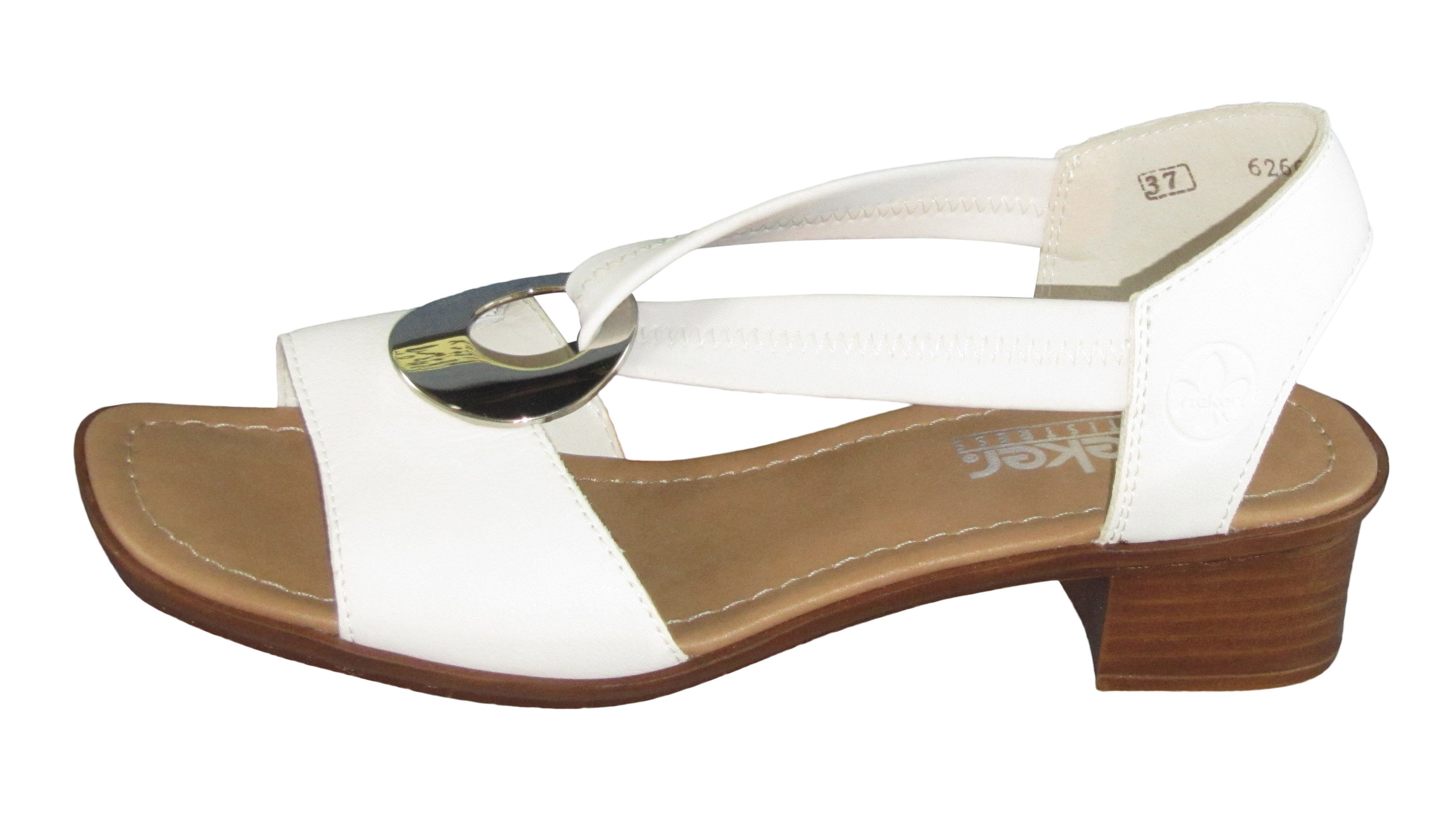 62662 RIEKER - WOMENS SHOES-SANDALS - low to flat : Shirley's Shoes ...